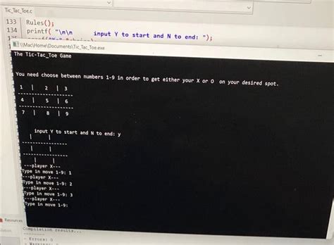 Solved C Programing Language Tic Tac Toe Check For Win Not