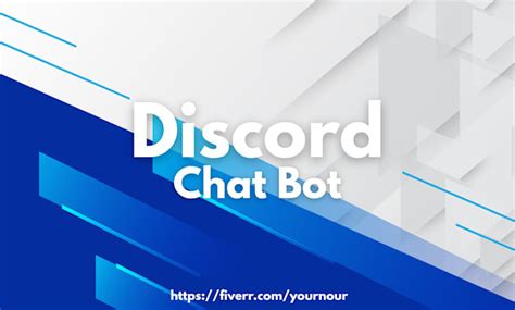 Develop A Discord Bot For You By Yournour Fiverr