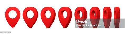 3d Locator Pin Animated Game Sprite For Location Stock Illustration Download Image Now