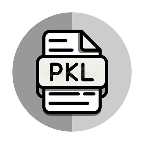 Pkl File Type Flat Icons Document In Format Extension Symbol Icon