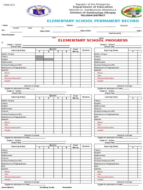 Pdf Deped Form 137 E 1 4 Xlsx Dokumen Tips