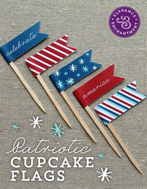 Cupcake Flags Printable