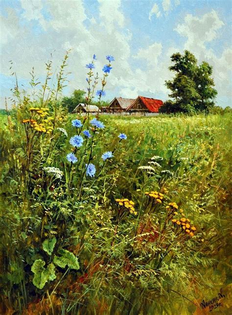 Фото 950881502489 из альбома Полевые цветы живопись все жанры