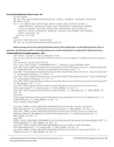 Comparing Network Performance Red Hat Enterprise Linux 6 Vs Microsoft Windows Server 2012 Pdf