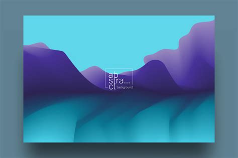 동적 효과와 추상적 인 배경 생생한 그라데이션이 있는 크리에이티브 디자인 포스터 3차원 형태에 대한 스톡 벡터 아트 및 기타 이미지 3차원 형태 디지털 생성 이미지