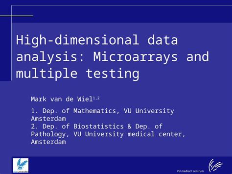 Ppt High Dimensional Data Analysis Microarrays And Multiple Testing Dokumentips