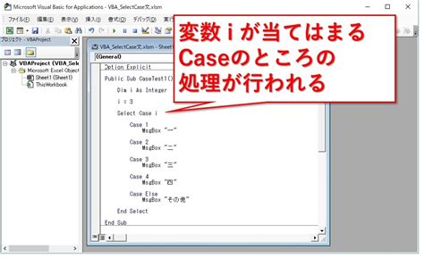 【vba入門】selectcase文で条件分岐する書き方 Website Note