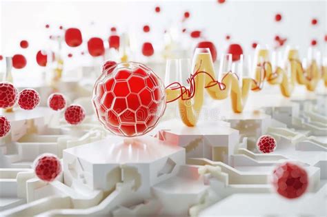 D Infographic Comparing The Structure And Function Of HDL And LDL Cholesterol Stock