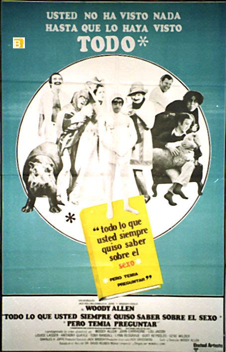 Todo Lo Que Usted Siempre Quiso Saber Sobre El Sexo Movie Poster Everything You Always