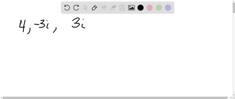 Solvedfinding A Polynomial Function With Given Zeros Find A