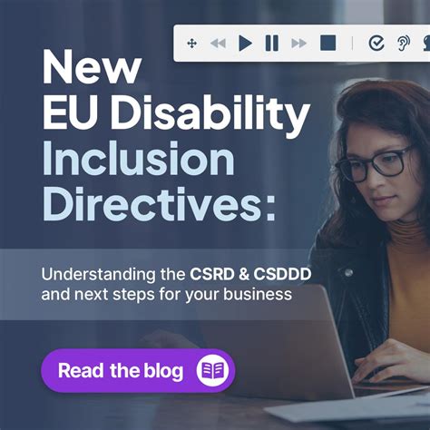 Eu Disability Directives Understanding The Csrd And Csddd Texthelp