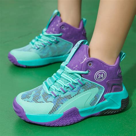 Badu Bg Горещи разпродажби Баскетболни обувки за деца Противохлъзгащи се Амортисьори Момчета