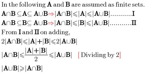 Proof That For Two Set A And B Or Give A Counter Example A B A B Tinku Tara