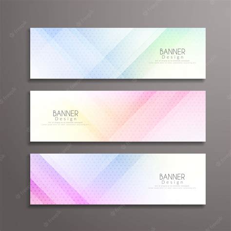 추상적 인 현대 기하학적 우아한 배너 디자인 서식 파일 프리미엄 벡터
