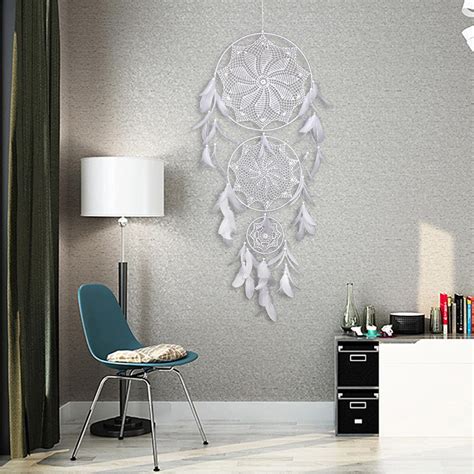 Large Lace Dream Catcher Wall Hanging Home Decor H Grandado