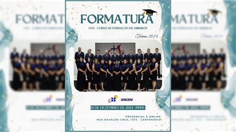 Formatura Do Curso E FormaÇÃo De Obreiros 2024 Igreja De Deus No
