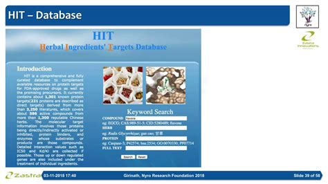 Drug And Chemical Databases 2018 Drug Discovery Pptx Databases Computer Software And