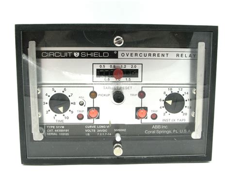 Abb 51ym 3 Phase Overcurrent Relay 120vac