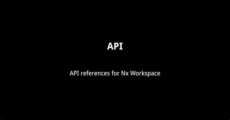 api nx