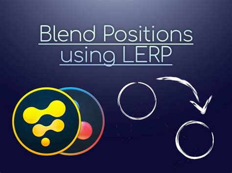 Blend Between Positions Using The Expression Modifier Lerp