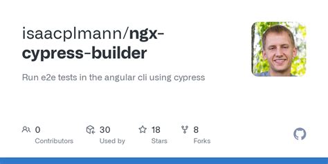 Github Isaacplmann Ngx Cypress Builder Run E E Tests In The Angular Cli Using Cypress