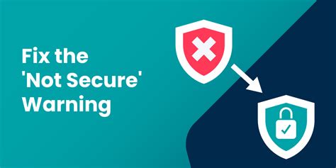 how to fix the not secure warning on your website