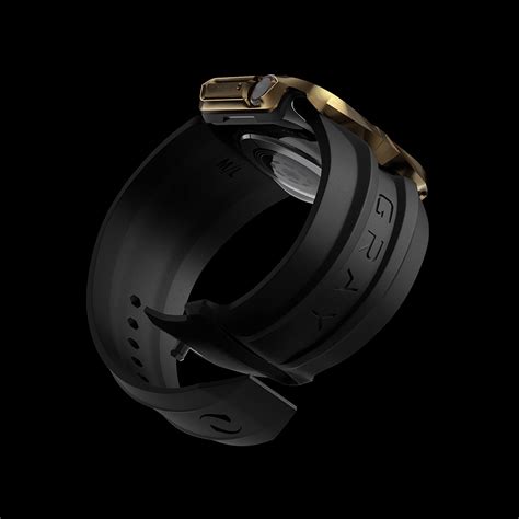 Cyber Watch® Luxury Apple Watch Case And Band Gray