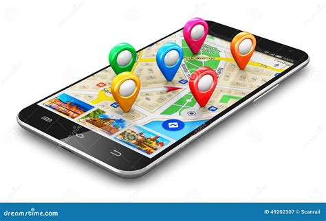 Gps Navigation Concept Stock Illustration Illustration Of Location 49202307