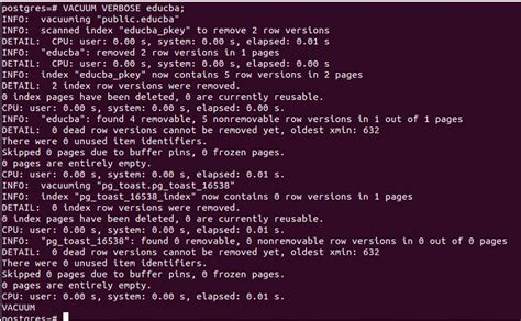 Postgresql Vacuum Improving Postgresql Performance With Vaccum