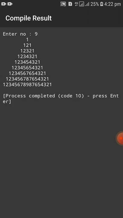 C Programming Triangle Pattern Print C Programming Loops Pattern Shorts Coding Programming