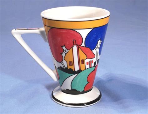 Sadler Art Deco Clarice Cliff Style Mug Clarice Cliff Tea Cups Vintage Mugs