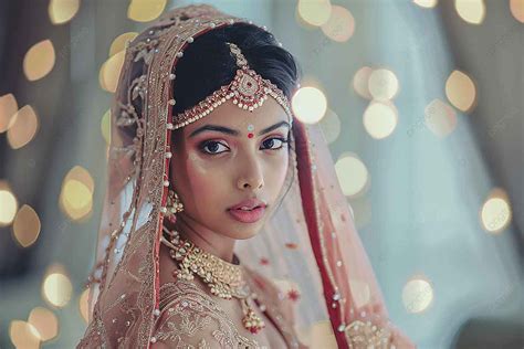 Beautiful Indian Women In Bridal Gown Full Body Bridal Girl Beautiful