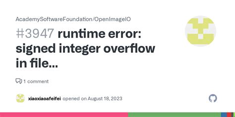 Runtime Error Signed Integer Overflow In File Src Bmp Imageio Bmpinput