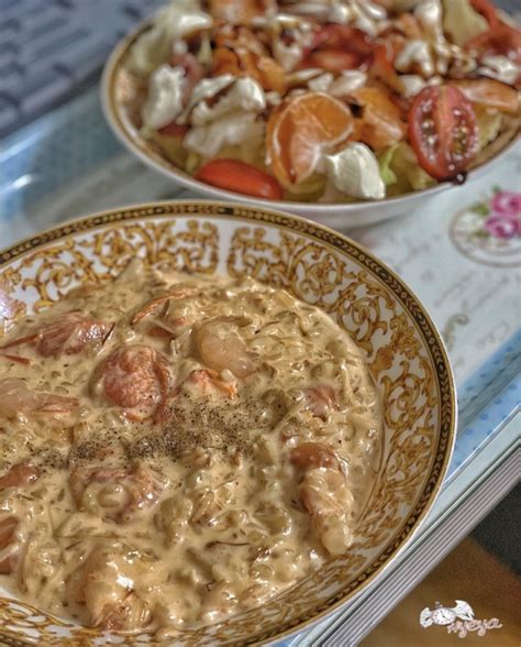 🍄 버섯크림리조또 먹어 보았니마스카포네치즈 샐러드 🥗 쉽고 간단하지만 존맛 야매요리 🍅 네이버 블로그