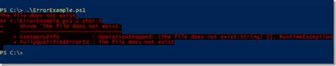 Stop Or Exit A Powershell Script When It Errors 4sysops