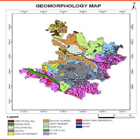 Drainage Network With Stream Order Of Hindon River Basin Download Scientific Diagram