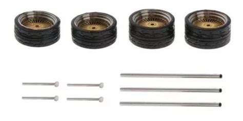 2 Reemplazo 1 64 11mm Rueda De Goma Neumático De B4 Meses Sin Intereses