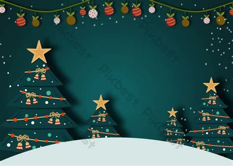 Christmas Tree Ts T Lights Cartoon Background Psd Free Download Pikbest