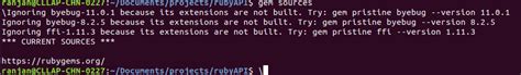 Rubygems Syntax And Various Commands Of Rubygems