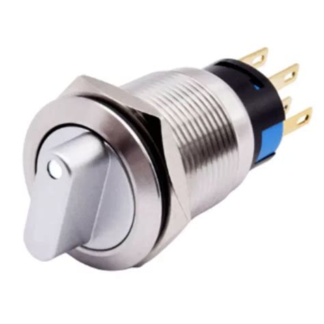 Industrial 19mm Selector Switch 3 Positions 2no2nc Stainless Steel 12 24v £8 71 Picclick Uk