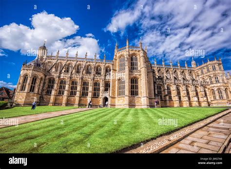 St Georges Chapel Inside Windsor Castle Near London United Kingdom