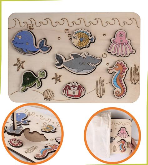 Ahşap Renkli Mıknatıslı Balı