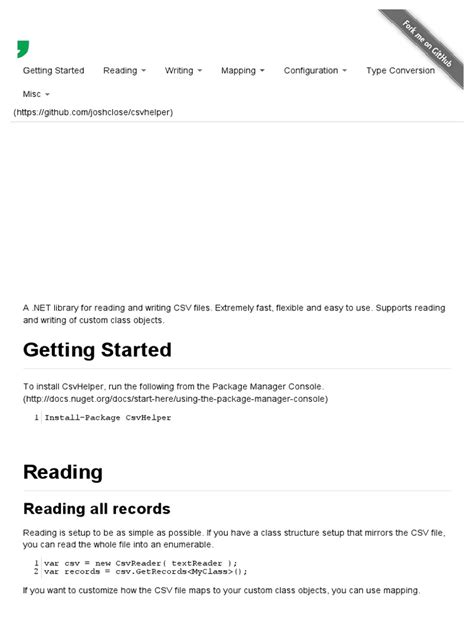 Csv Helper Pdf C Programming Language Computer Engineering