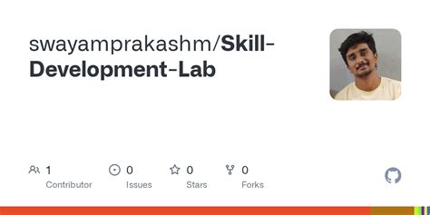 github swayamprakashm skill development lab