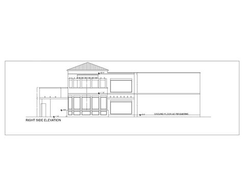 Usa2d Multistory Elevations Commercial Building Dwg 61 Thousands Of Free Cad Blocks