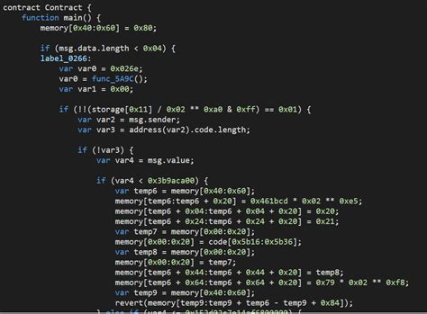fallback function decompiler smart contract code how to read the result ethereum stack
