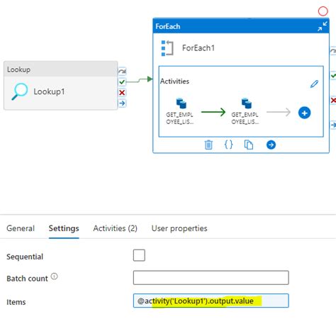 Azure Data Factory Pass Multiple Items To Foreach To Use As