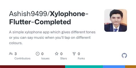 Github Ashish9499xylophone Flutter Completed A Simple Xylophone App