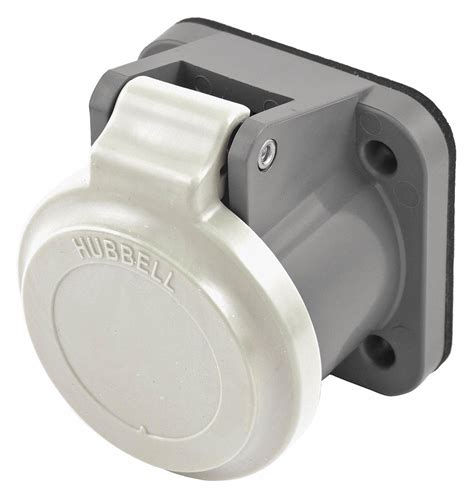 Hubbell Single Pole Connector Non Met Cover Single Pin Tt Hblncw Grainger