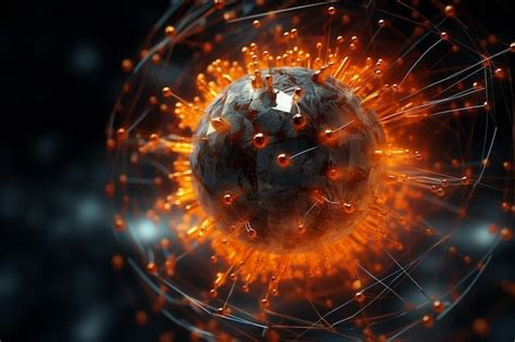 Premium Photo Quantum Computing Concept With Particles Entangled 00152 00